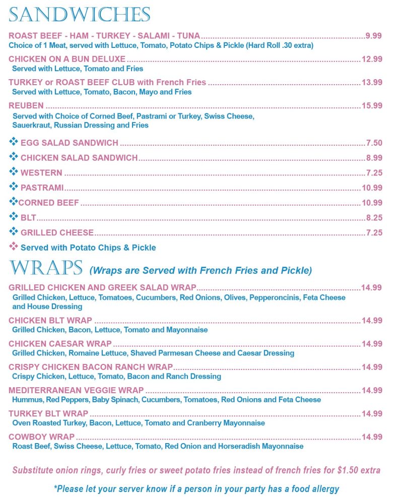 Menu – Jimmy D's Pizza Royal & Restaurant